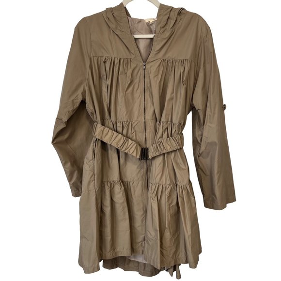 Ryu | Jackets & Coats | Ryu Hooded Rain Jacket Women M Tiered Outdoor ...